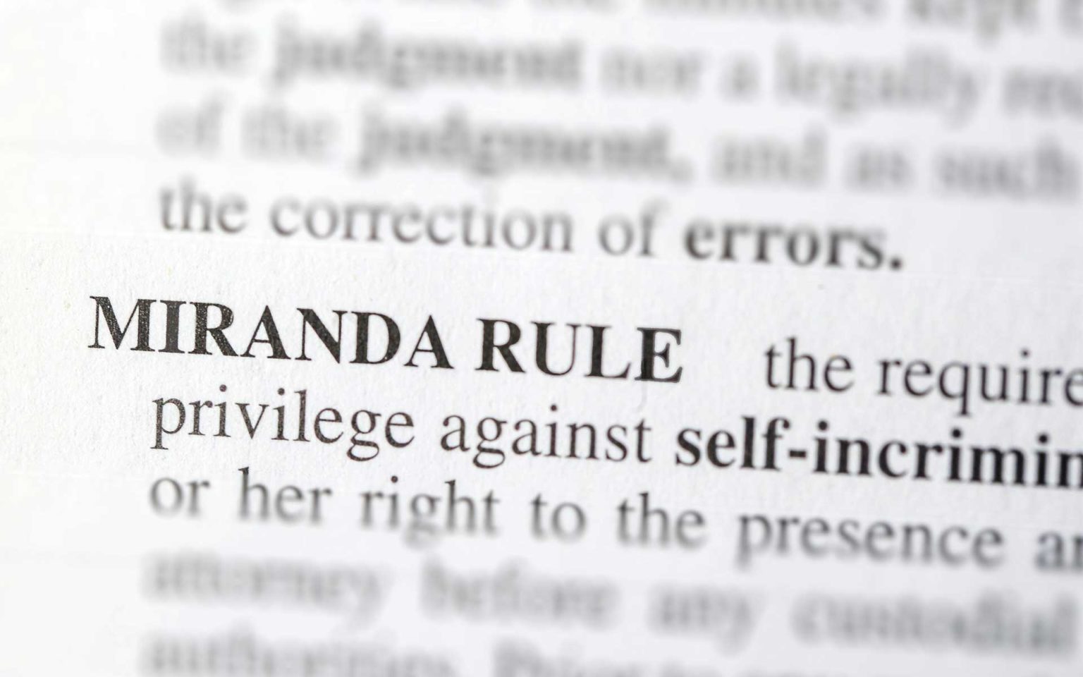 The Role of Miranda Rights in Texas Criminal Cases: What You Need to Know